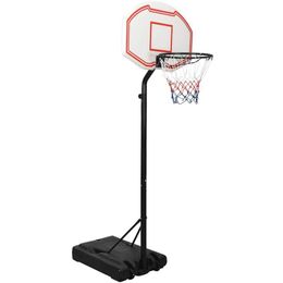 Basketballständer Weiß 237-307 cm Polyethylen vidaXL