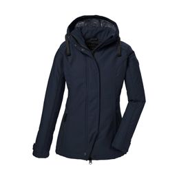 G.I.G.A. by Killtec Softshelljacke "GW 23 WMN SFTSHLL JCKT", Damen, Gr. 38, blau (navy), Oberstoff: Oberseite: 100% Polyester, Rückseite: 100% Polyester, Futter: 100% Polyester, G.I.G.A. DX BY KILLTEC, sportlich, Jacken