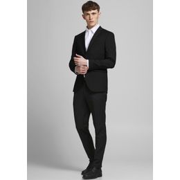 Jack & Jones Anzug JACK & JONES "JPRFRANCO SUIT NOOS" Gr. 48, N-Gr, schwarz Herren Anzüge