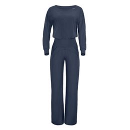 Jumpsuit WINSHAPE "JS101LSC" Gr. XL, Normalgrößen, grau (anthrazit) Damen Overalls Functional Comfort