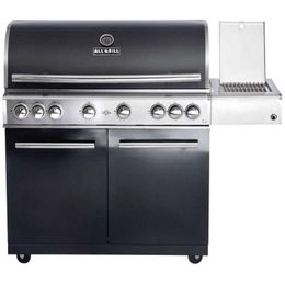 Allgrill Gasgrill chef xl black Modular Grundmodell 6 Brenner, Backburner (500706)