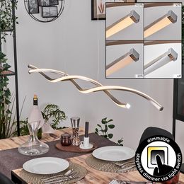 hofstein Radogna Pendelleuchte LED Silber, 2-flammig