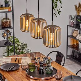 hofstein Bystrup Hängeleuchte Beige, Sandfarben, 3-flammig