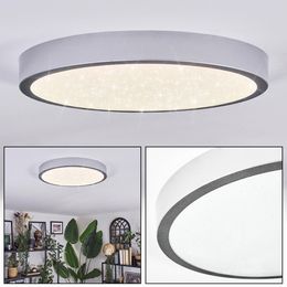 hofstein Kelan Deckenleuchte LED Silber, 1-flammig