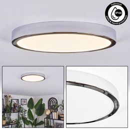 hofstein Finsrud Deckenleuchte LED Chrom, 1-flammig