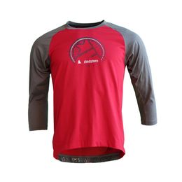 Zimtstern PureFlowz Shirt 3/4 Men&rsquo;s - MTB Jerseys 3/4-arm - Jester Red / Gun Metal