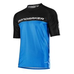 Mondraker Jersey Trail Sherpa T-Shirt - MTB Jerseys kurzarm - flame blue marlin/black