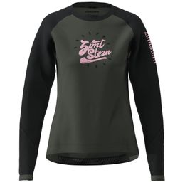 Zimtstern PureFlowz Shirt LS Women&rsquo;s - Fahrradtrikot langarm - Pirate Black/Gun Metal