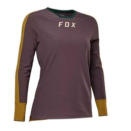 Fox Jersey Defend Thermal Woman - MTB Jerseys langarm - Matte Rootbeer/Bronze