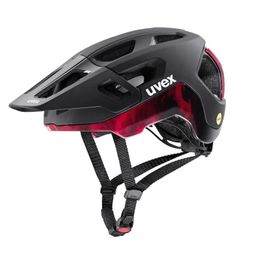 Uvex react MIPS - City Helme - black-ruby red matt