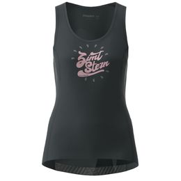Zimtstern PureFlowz Tank Women&rsquo;s - Fahrradtrikot kurzarm - Pirate Black/Blush