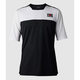 Fox Defend Syndicate Kurzarmtrikot MTB - MTB Jerseys kurzarm - black/white
