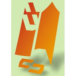 Unleazhed M02 Sticker - Schutzbleche - flipflop red-gold