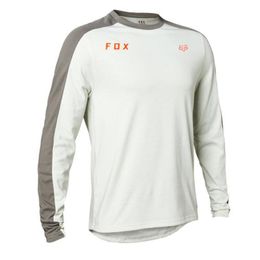 Fox Ranger Drirelease Slide LS - MTB Jerseys langarm - light grey