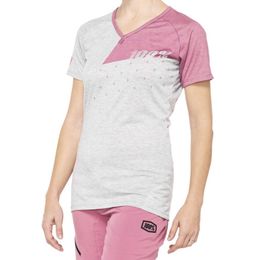 100% Damen T-Shirt Airmatic - Fahrradtrikot kurzarm - grey mauve