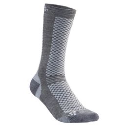 Craft Warm Mid Socks 2er-Pack - Socken - grey
