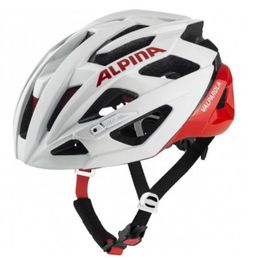 Alpina Valparola - Rennrad & Gravel Helme - white red