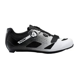 Northwave Rennradschuh Storm Carbon - Klickschuhe Rennrad - white/black