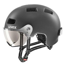 Uvex Rush Visor - City Helme - dark silver matt