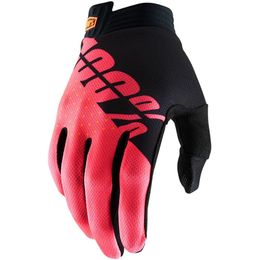 100% iTrack Gloves - Handschuhe - black/fluor