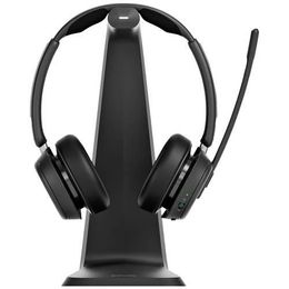 EPOS Impact 1061 Computer On Ear Headset Bluetooth® Stereo Schwarz Headset, inkl. Lade- und Dockingstation