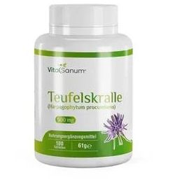 VitaSanum® - Teufelskralle (Harpagophytum procumbens) 500 mg 100 Kapseln 60 St