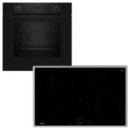 A (A+++ bis D) Neff Backofen-Set "BX48PIB" Herdsets schwarz