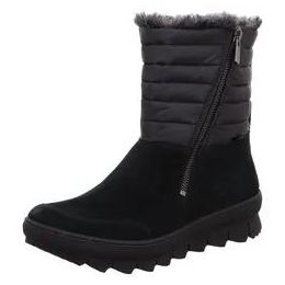 Snowboots Legero "Winterstiefel NOVARA" Gr. 43, schwarz Damen Schuhe mit wasserdichter Gore-Tex-Membrane