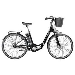 Zündapp E-Bike ZÜNDAPP "Z517" E-Bikes Gr. 48 cm, 28 Zoll (71,12 cm), schwarz E Bike Damenfahrrad 28 Zoll 155 - 190 cm mit 7 Gang Nabenschaltung