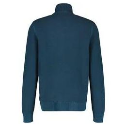 Strickjacke Lerros "Lerros mit Reißverschluss" Gr. XL, blau (rich blue) Herren Strickjacken