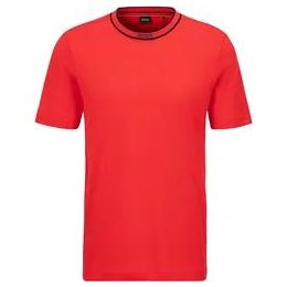 T-Shirt BOSS Green "Tee 5" Gr. XL, rot (open red645) Herren Shirts mit Rundhals