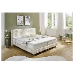 Boxbett "Sendai", beige, L:210cm, Westfalia Schlafkomfort, Komplettbetten, Fellimitat HIGHLIGHT, wahlweise Matratzen in H2,H3,H4