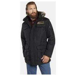 Winterjacke Jan Vanderstorm "Outdoorjacke AJAN" Gr. 56, schwarz Herren Jacken ist wetterfest und funktional