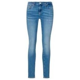 Skinny-fit-Jeans Tommy Jeans "Tommy Jeans - Damenjeans SOPHIE Low Waist Skinny Fit" Gr. 31, Länge 30, blau (denim medium) Damen Jeans Röhrenjeans mit niedriger Leibhöhe