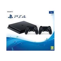 Sony Playstation 4 slim 1 TB [inkl. 2 Wireless Controller] schwarz