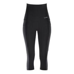 WINSHAPE Leggings »Functional Power Shape ¾-Tights HWL214« High Waist mit praktischen Taschen schwarz XL - Normalgrößen Normalgrößen XL...