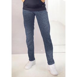 Lascana Jogginghose mit Eingrifftaschen, Loungeanzug graublau 32/34 - N-Gr N-Gr 32/34 Gemütliche Sweatpants mit praktischen Eingrifftaschen