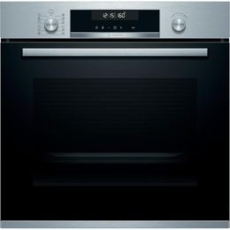 Bosch Backofen-Set &raquo;HBA578BS0, PKC845FP1D&laquo; mit Teleskopauszug nachr&uuml;stbar ecoClean Direct 3D Hei&szlig;luft Schwarz, Edelstahl Teleskopauszug nachr&uuml;stbar