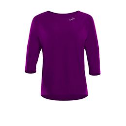 WINSHAPE Longsleeve »DT111LS« Functional Light and Soft dark plum XS XS ¾-Arm Top