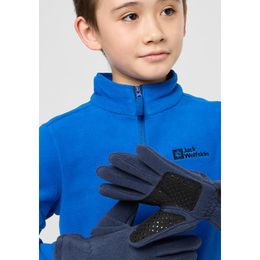 Jack Wolfskin Fleecehandschuhe »FLEECE GLOVE K« night-blue 128 Ultraleichte Fleece-Handschuhe für Kinder