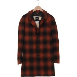 Burberry Herren Mantel, orange, Gr. 46