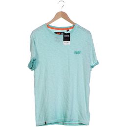 Superdry Herren T-Shirt, türkis, Gr. 54