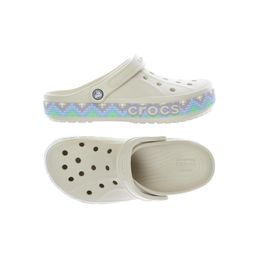 Crocs Damen Sandale, cremeweiß, Gr. 11