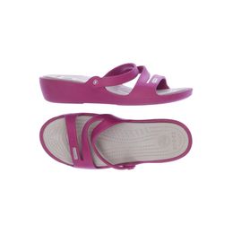 Crocs Damen Sandale, pink, Gr. 6