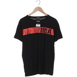 Replay Herren T-Shirt, schwarz, Gr. 52