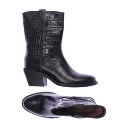 Shabbies Amsterdam Damen Stiefelette, schwarz, Gr. 36