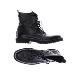 Roberto Cavalli Herren Stiefel, schwarz, Gr. 45