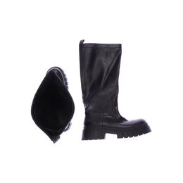 Zara Damen Stiefel, schwarz, Gr. 40