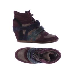 Ash Damen Stiefelette, bordeaux, Gr. 38