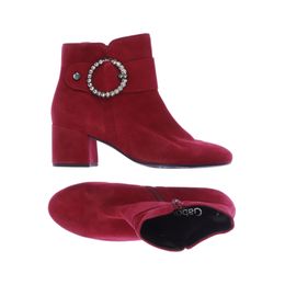 Gabor Damen Stiefelette, rot, Gr. 5.5